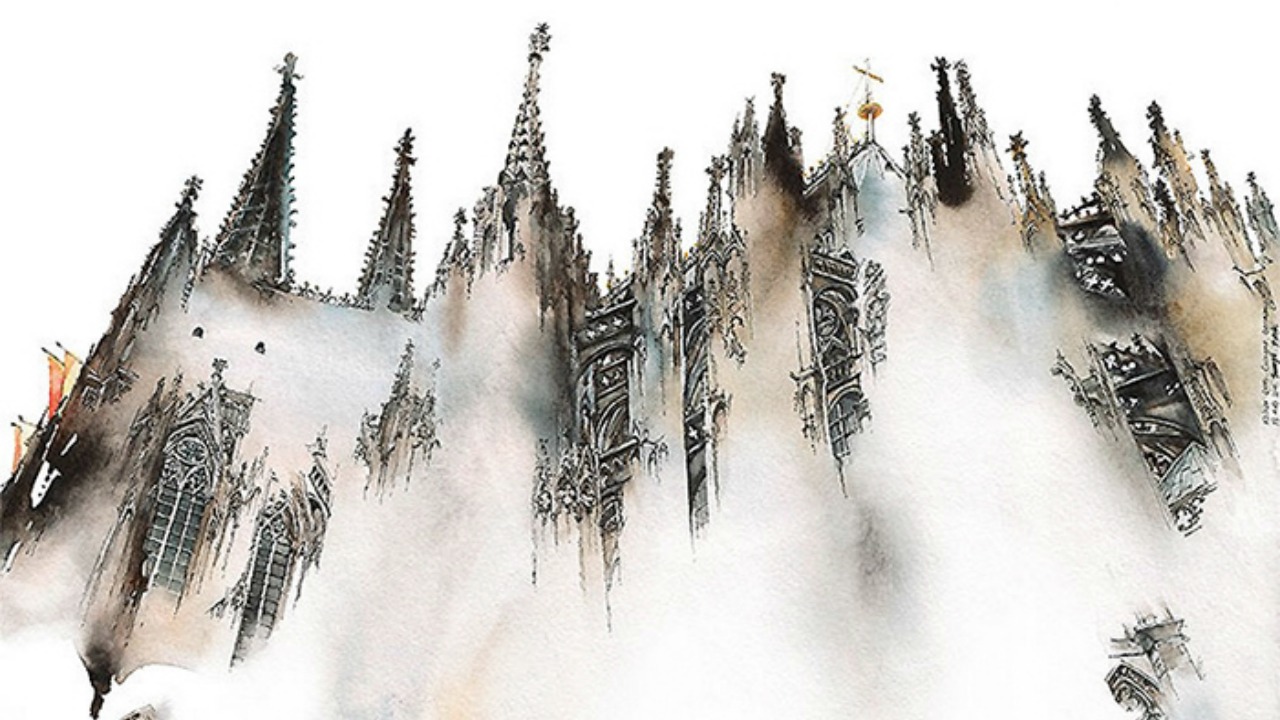 Gezdiği şehirleri sulu boya ile anlatan sanatçı: Sunga Park - Uplifers