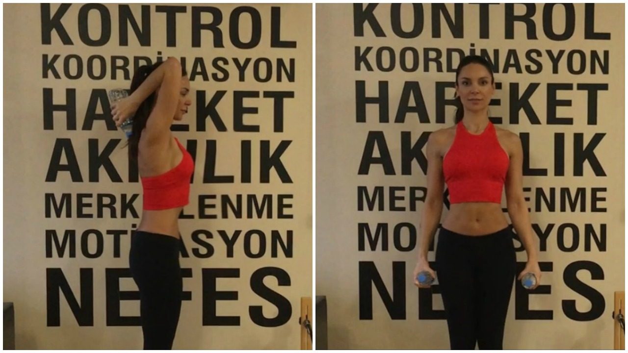 Sarkık kollara elveda! Sıkı ve genç görünen kollar için 6 hareket ...