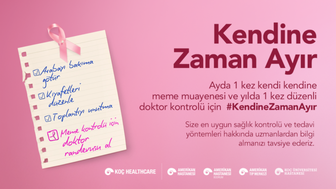 Ekim ayı Meme Kanseri Farkındalık Ayı: #KendineZamanAyır